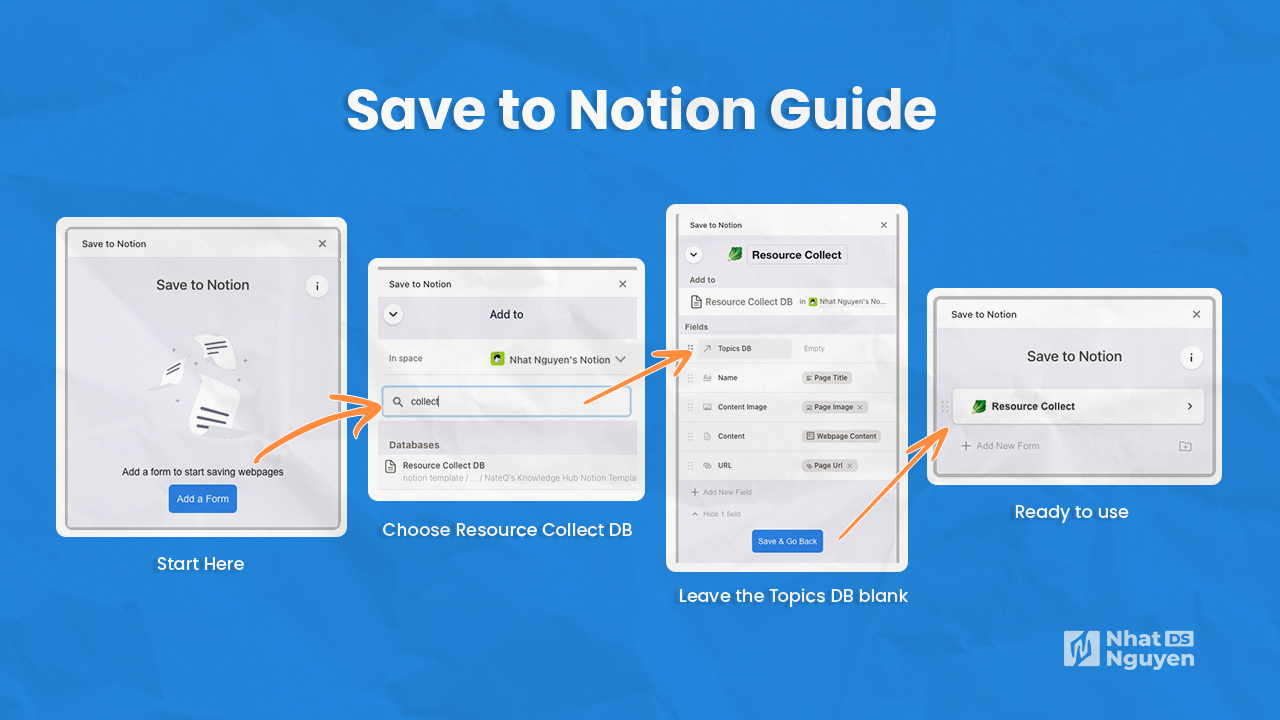 Knowledge Hub Notion Template - NateCue